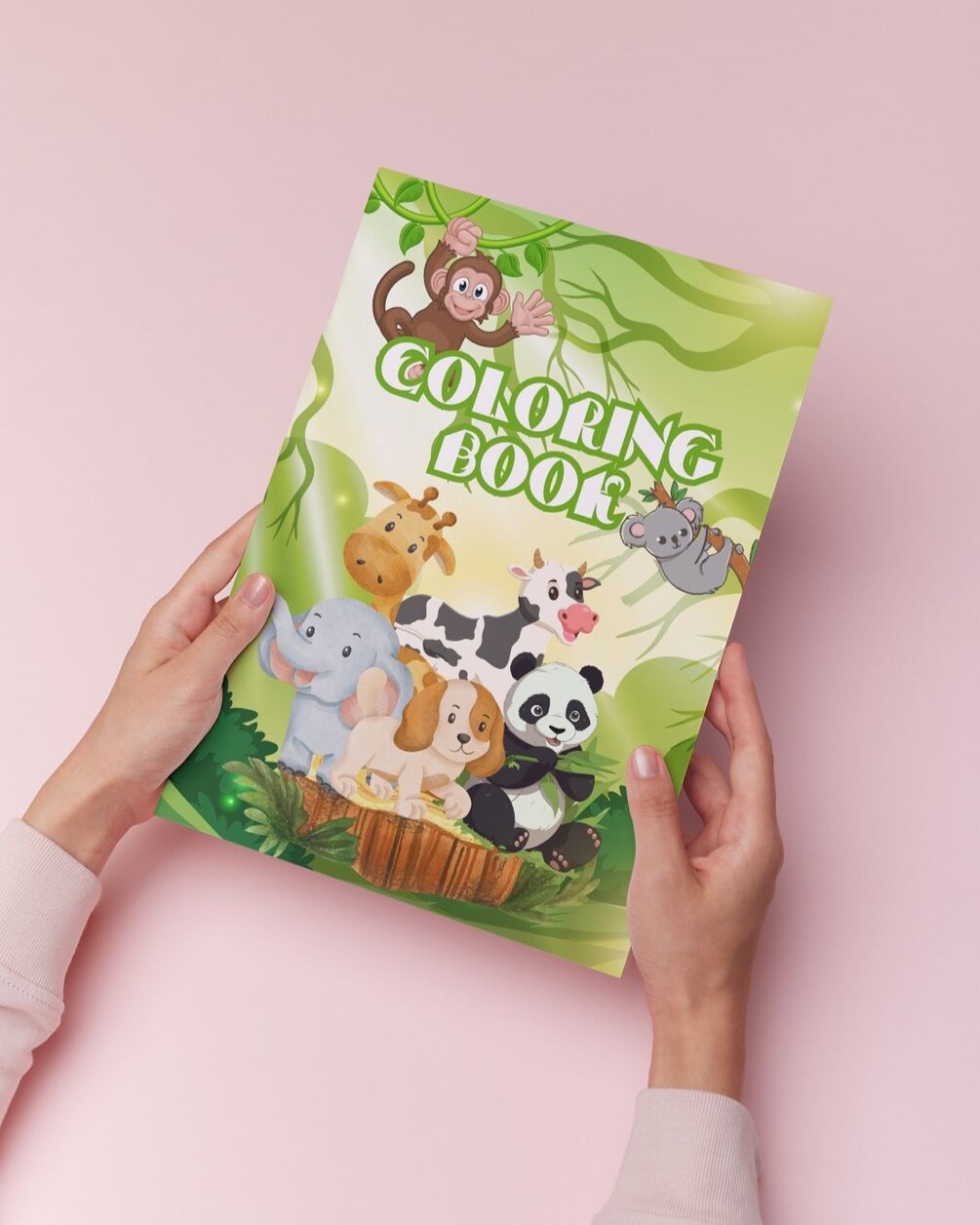 Animal Coloring Book - Instant Download