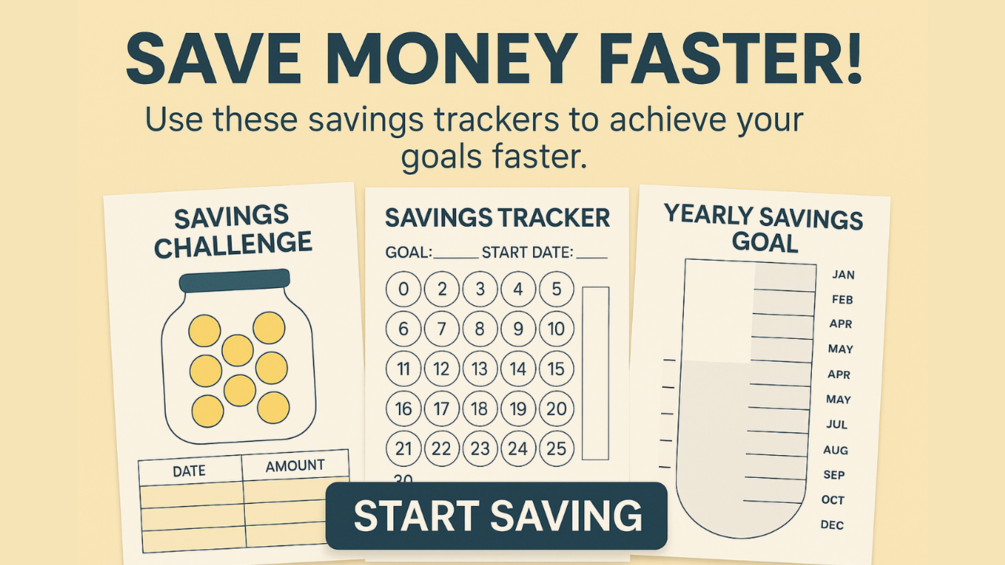 Savings Trackers – Simple & Effective Way to Track Your Savings Goals