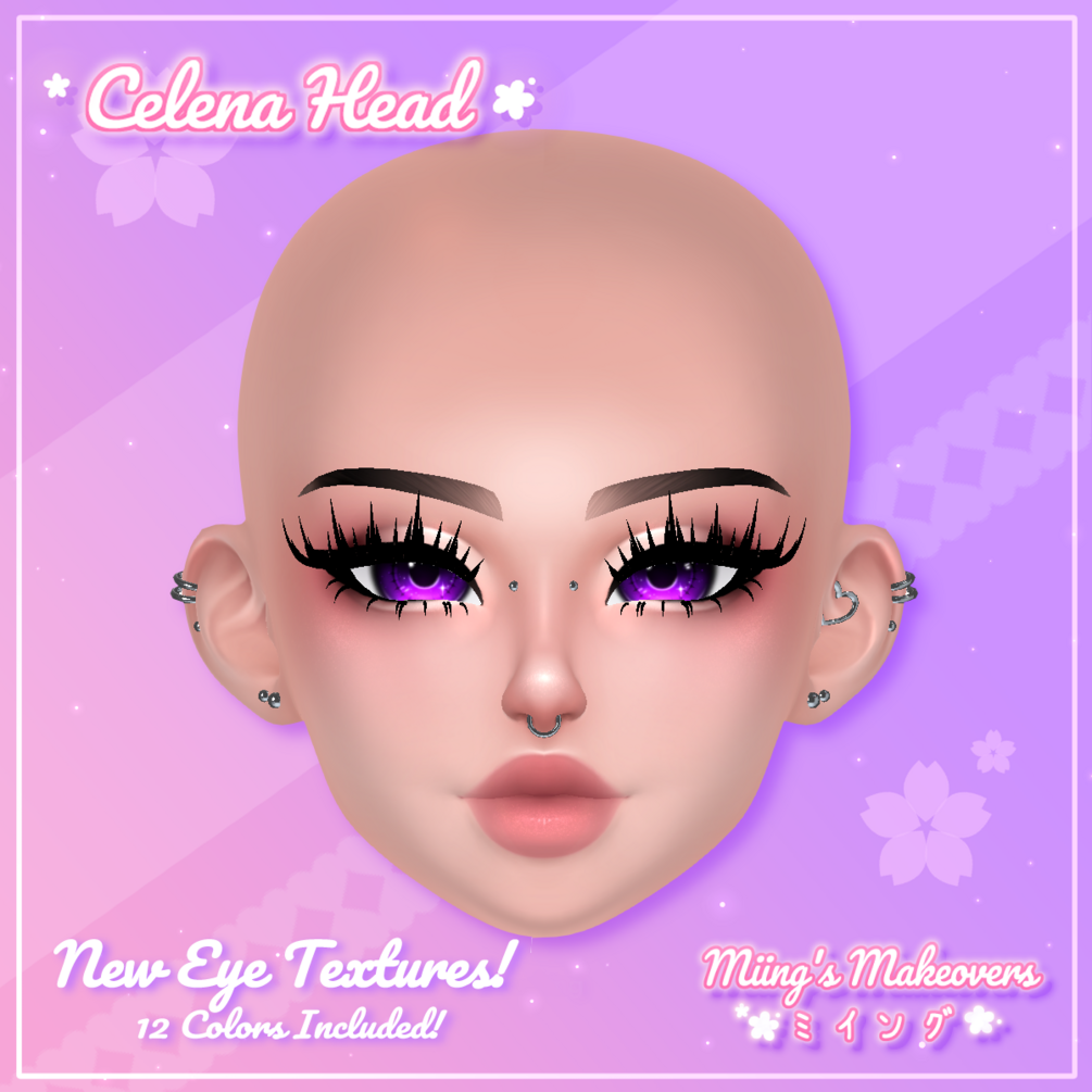 Celena Head By Miing ♡・vrchat Assets・ 
