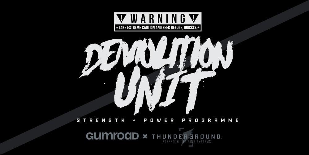 Demolition Unit - TRIAL RUN