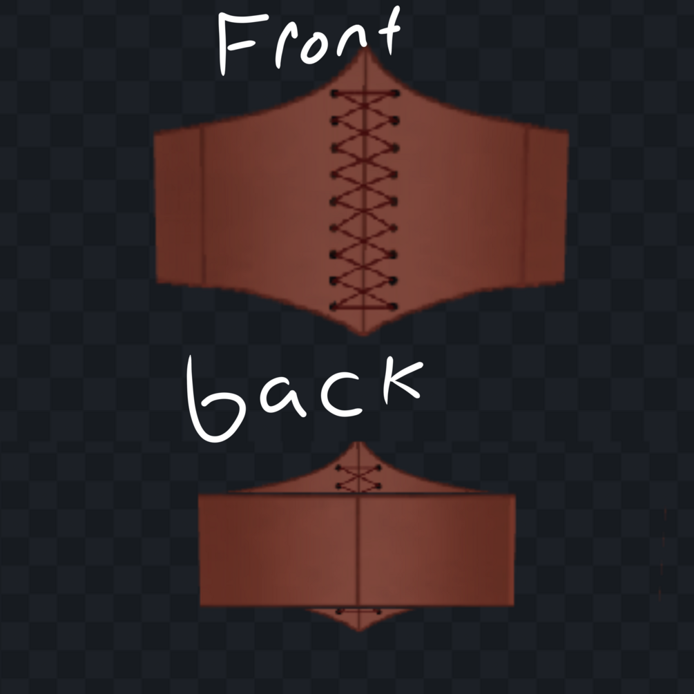 Minecraft Asset Corset Belt pack (2048x2048