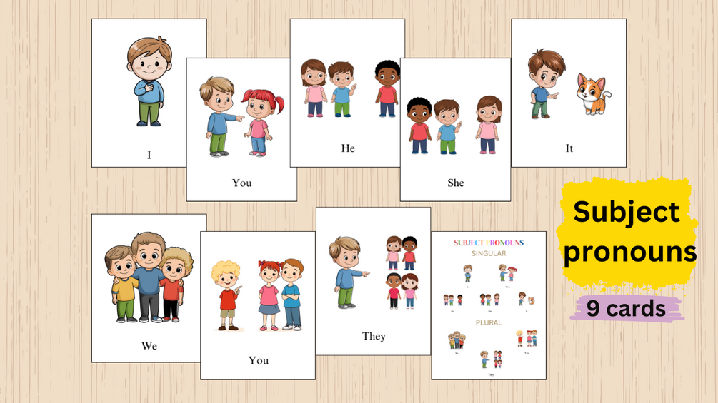 Personal pronouns Flashcards, Subject Pronouns