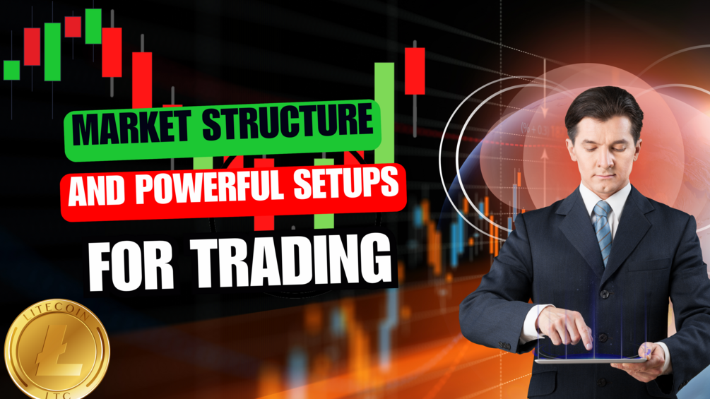 Market structure and powerful setups for trading