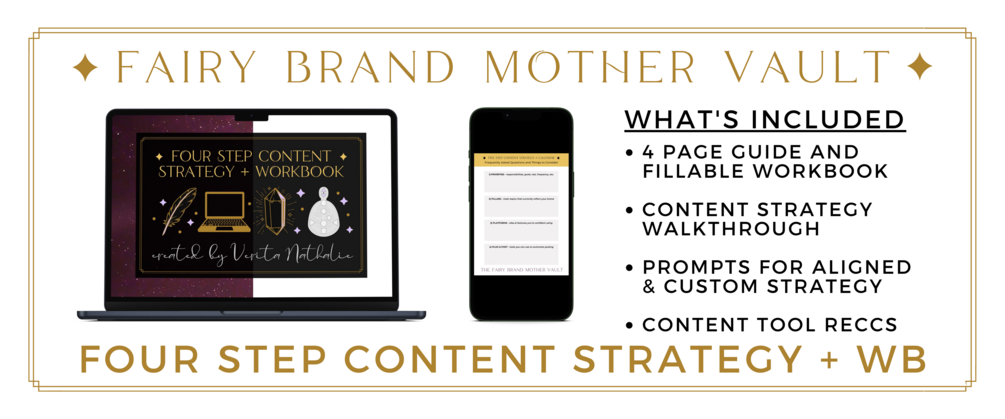 Four Step Content Strategy & Workbook