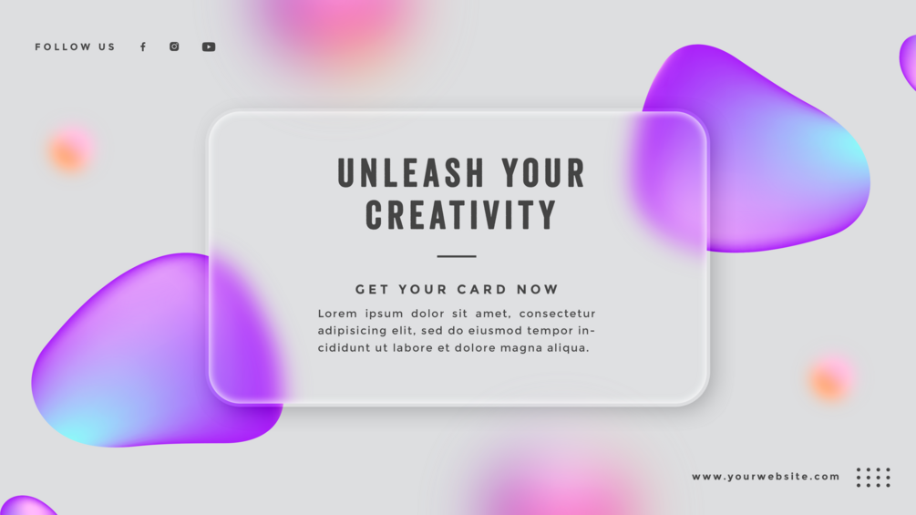 Website banner Card | PSD | Free Download