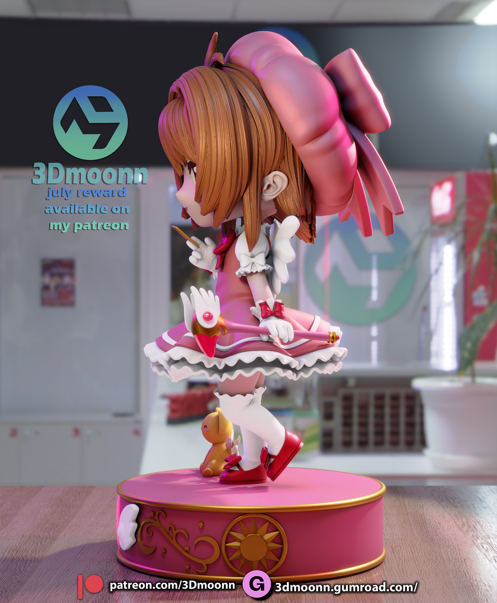 sakura card captors chibi stl