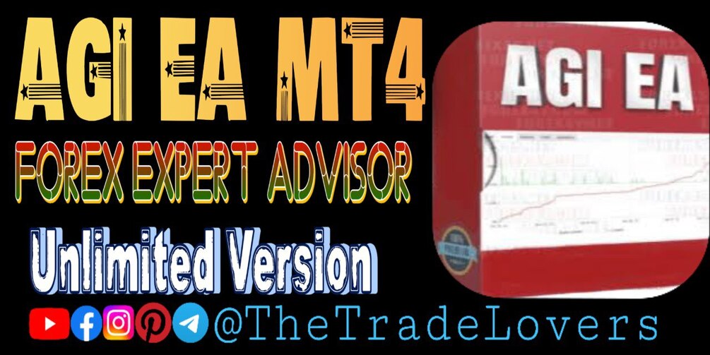 AGI EA MT4 with SET Unlimited | Forex Robot | MT4 Expert Advisor