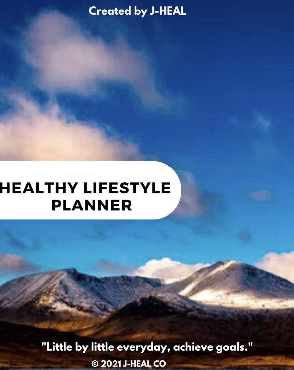 Healthy Lifestyle Planner