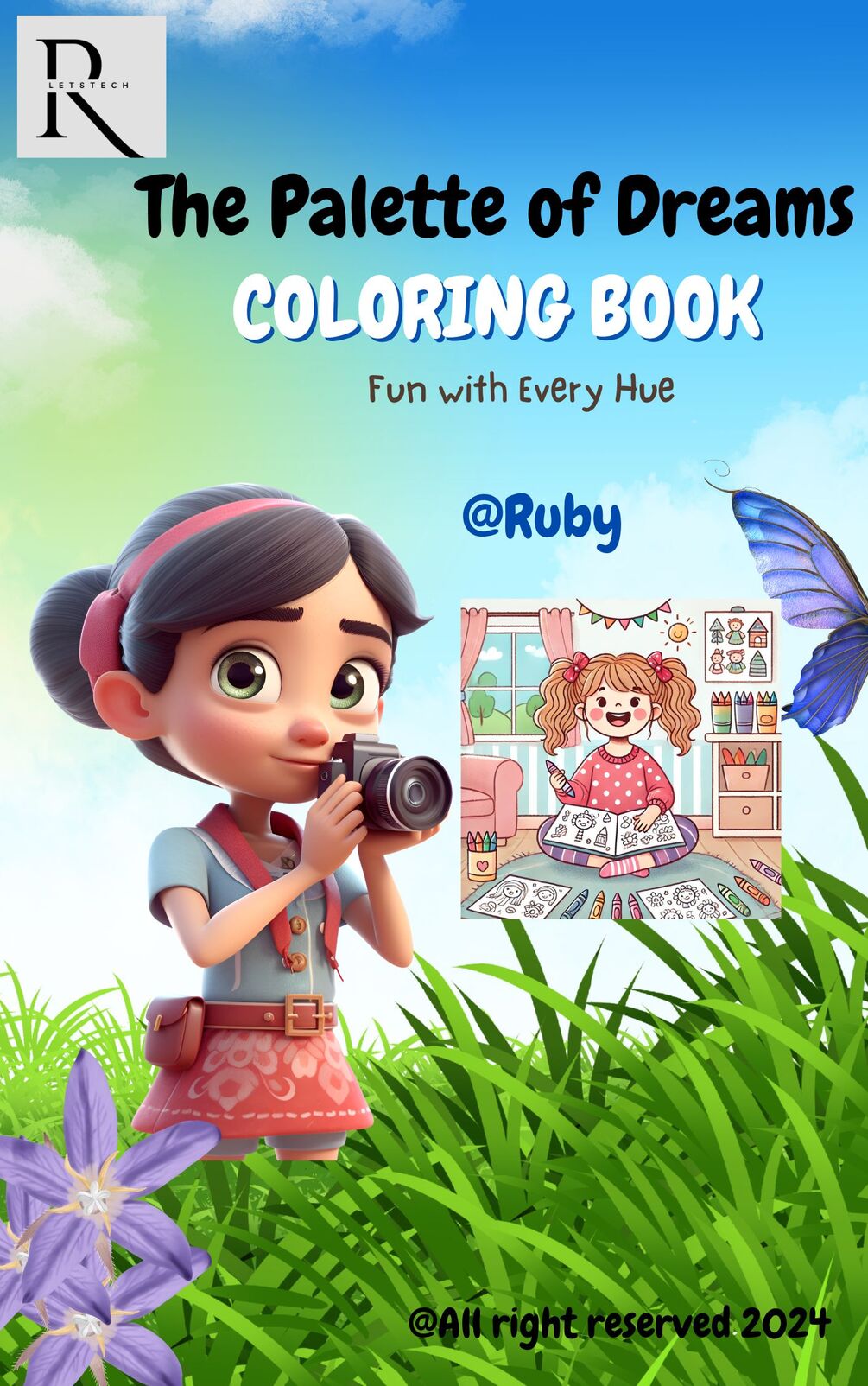 The palette of Dreams Coloring book