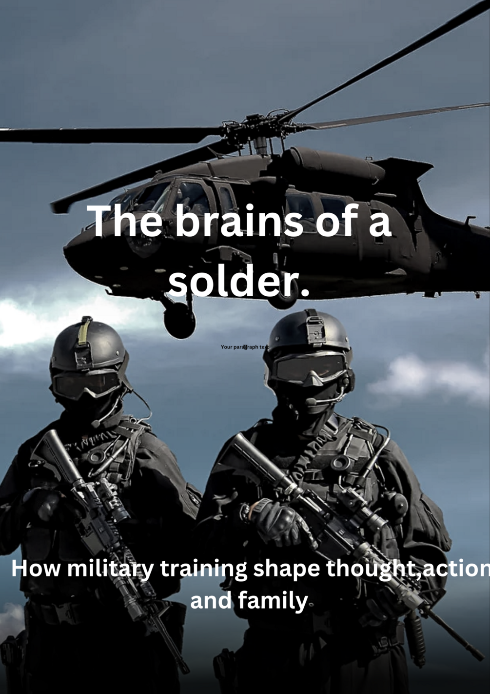 The Soldier’s Brain: How Military Training Shapes Thought, Action, and ...