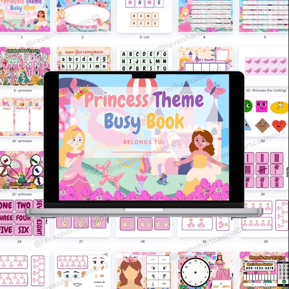 Princess Theme Busy Book