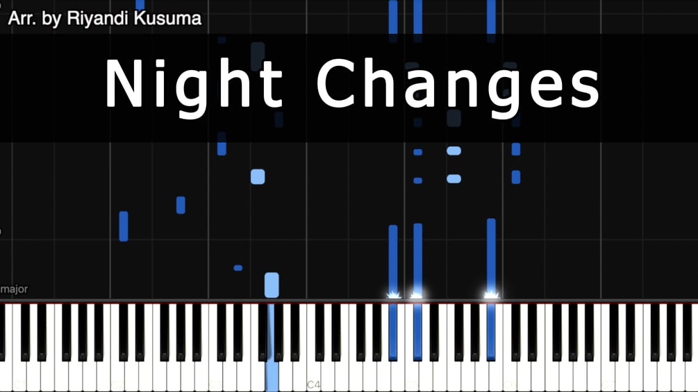 One Direction - Night Changes (MIDI & Synthesia)