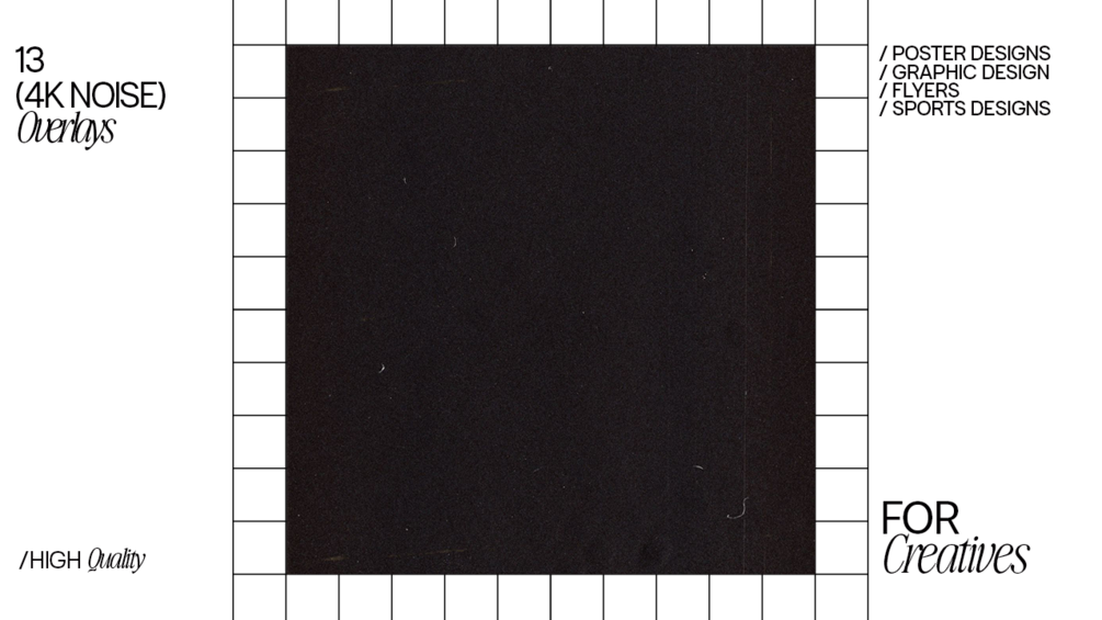 4K Free Noise Overlays