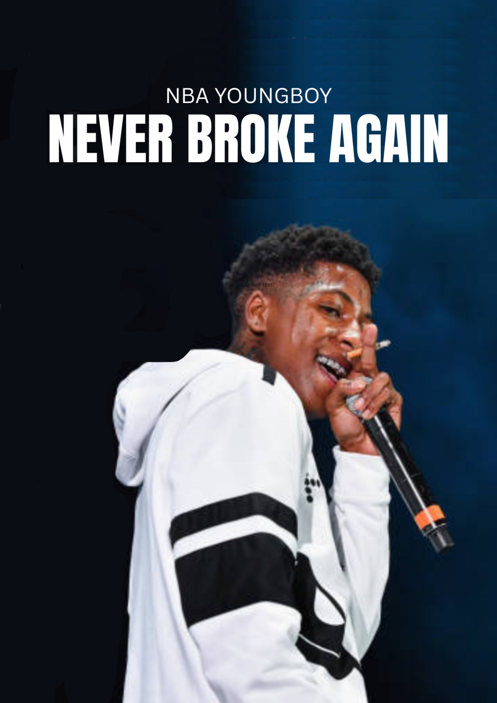 NBA Youngboy 42 x 59.4 Poster (A2)