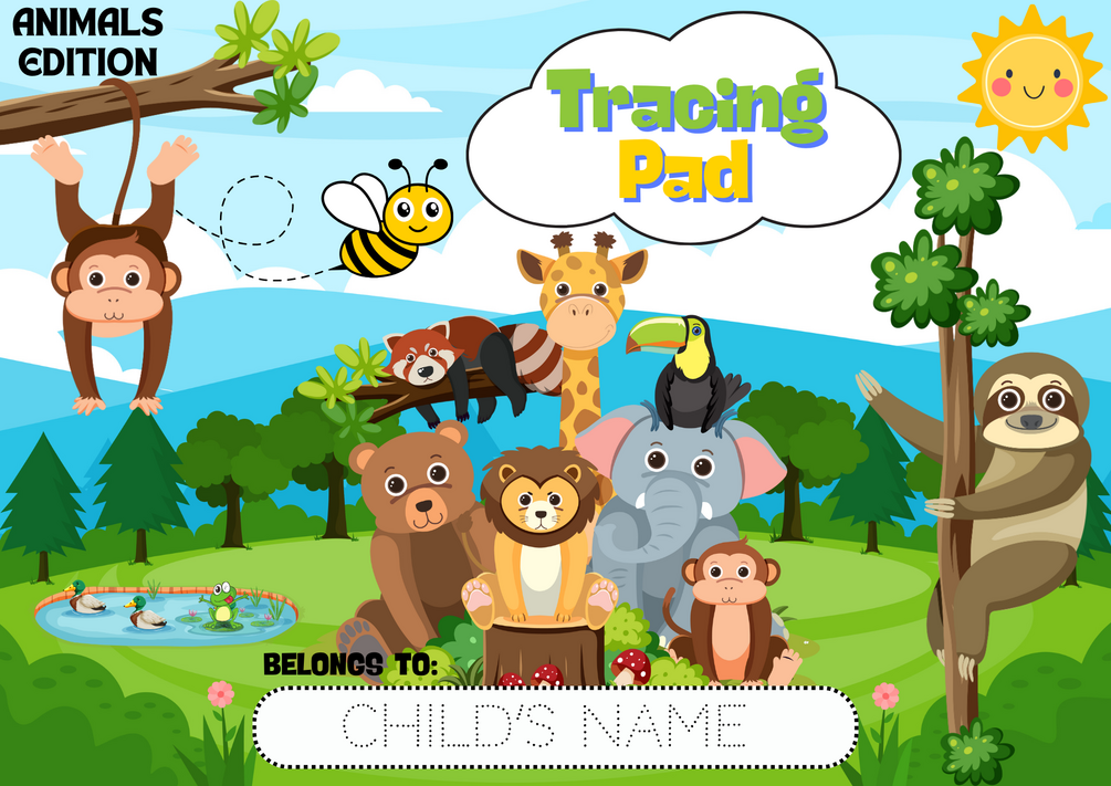 Tracing Pad (Animals Edition)