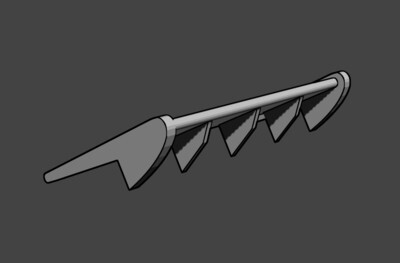 3D Model - Part - Drag Wing