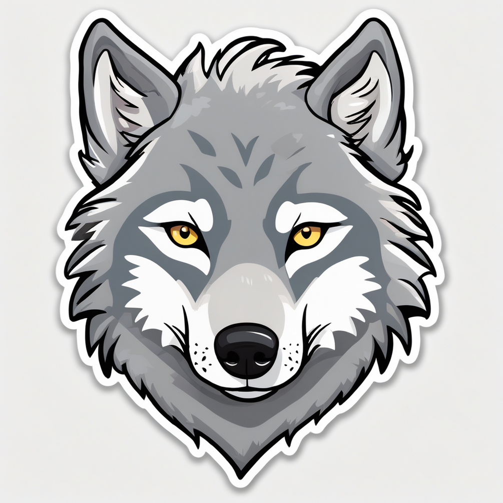 Wolf Motivation Digital Sticker