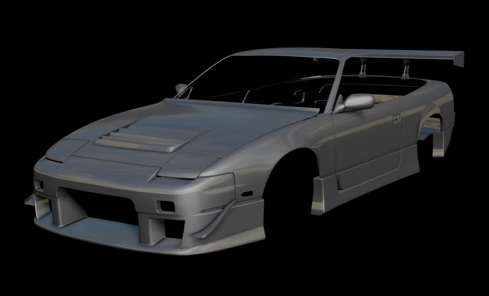 180SX IKEYA FORMULA (2 TYPES OF FENDERS) BODYKIT