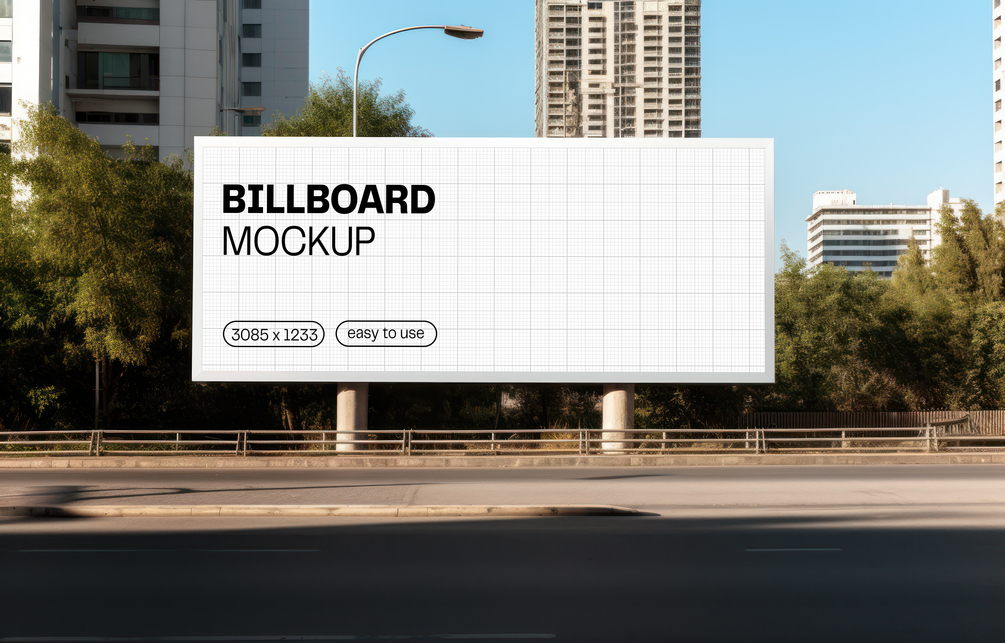 Urban Commercial Billboard Mockup / #761