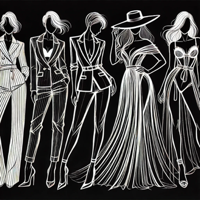 Lux Line Art-Fashion Sketch