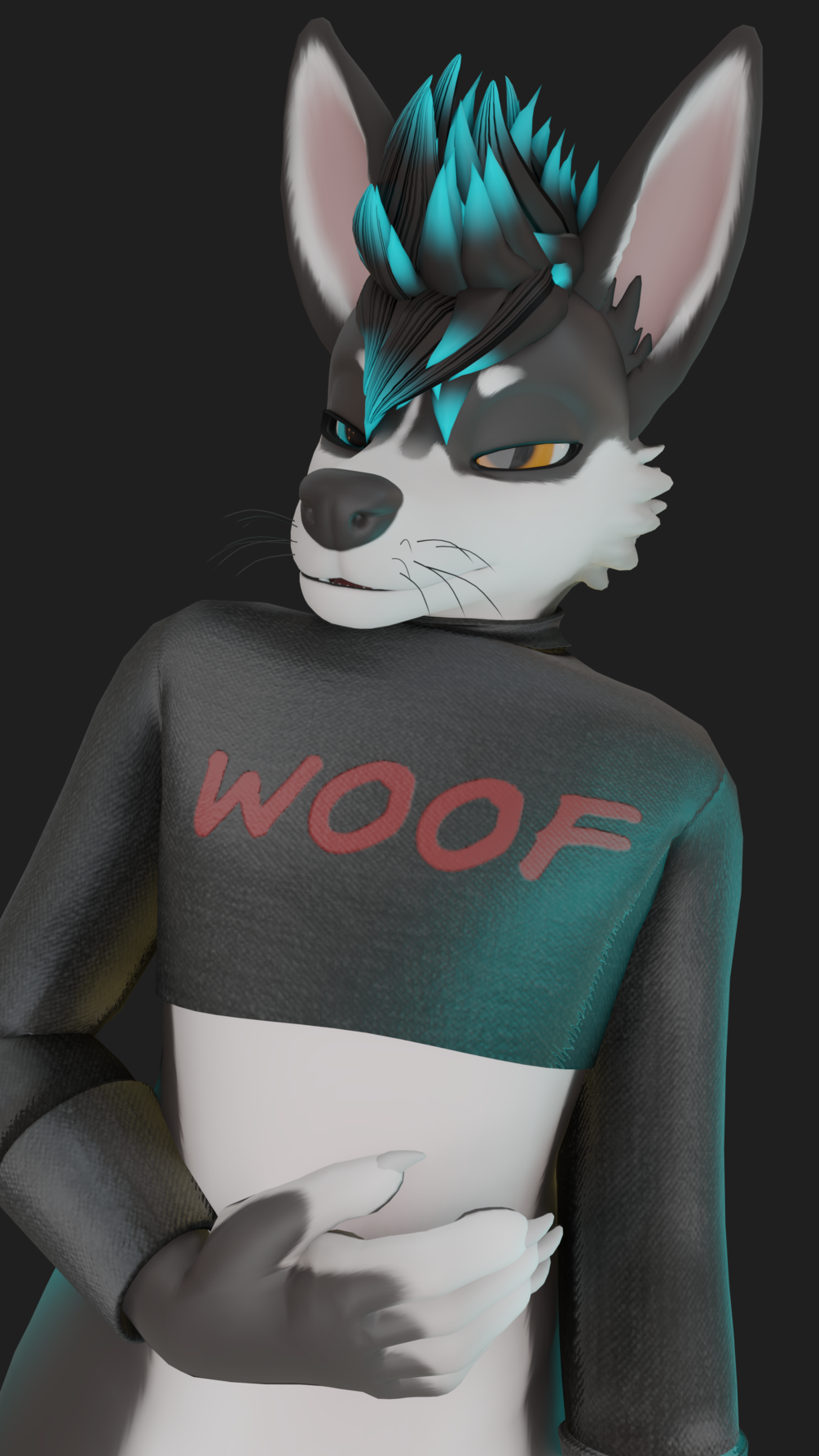 Zawoo Chaos Canine Crop Top Sweater
