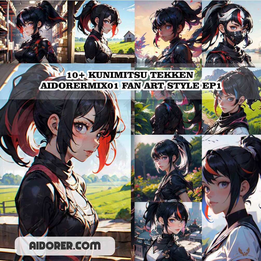 10+ KUNIMITSU TEKKEN AIDORERMIX01 FAN ART STYLE EP1