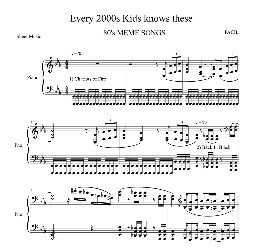 80's MEME SONGS