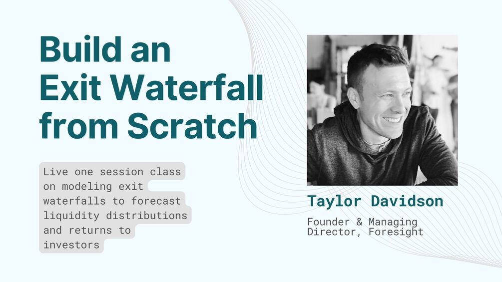 Build an Exit Waterfall from Scratch