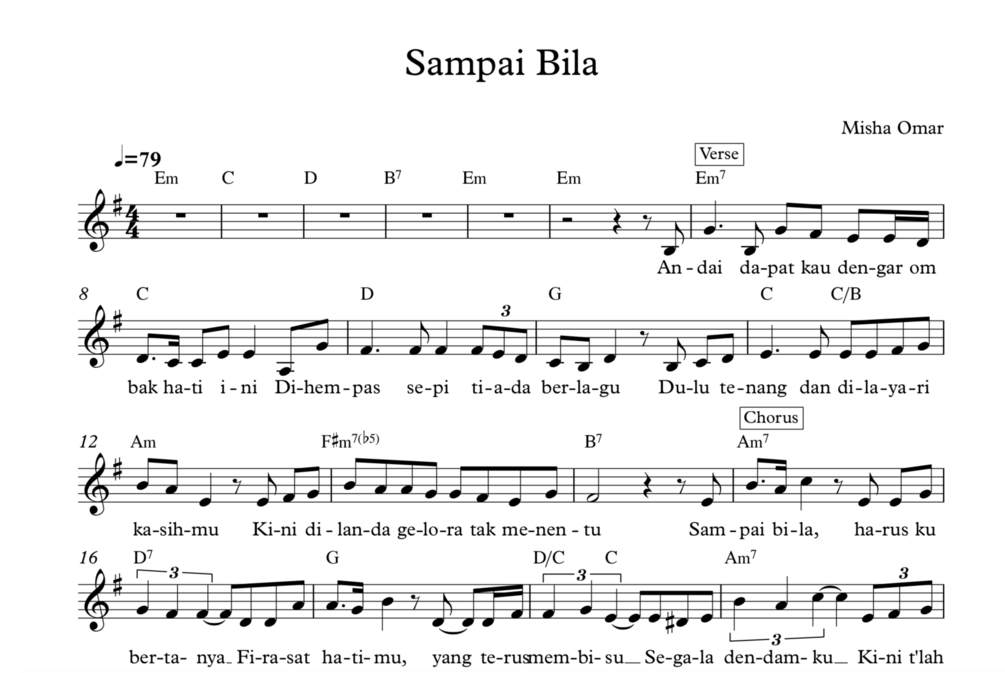 Sampai Bila - Misha Omar (OST Jangan Benci Cintaku)