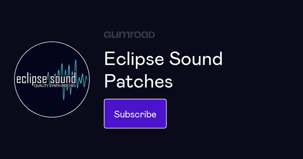 Eclipse Sound Patches