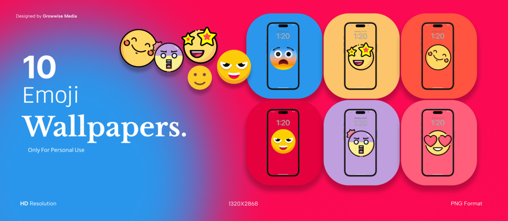 10 Emoji Wallpapers