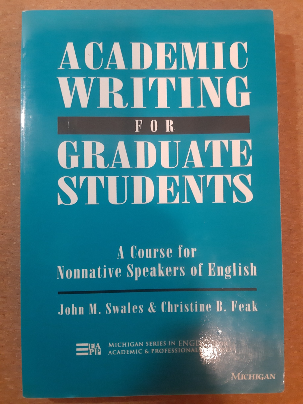 Academic Writing for Graducate Students