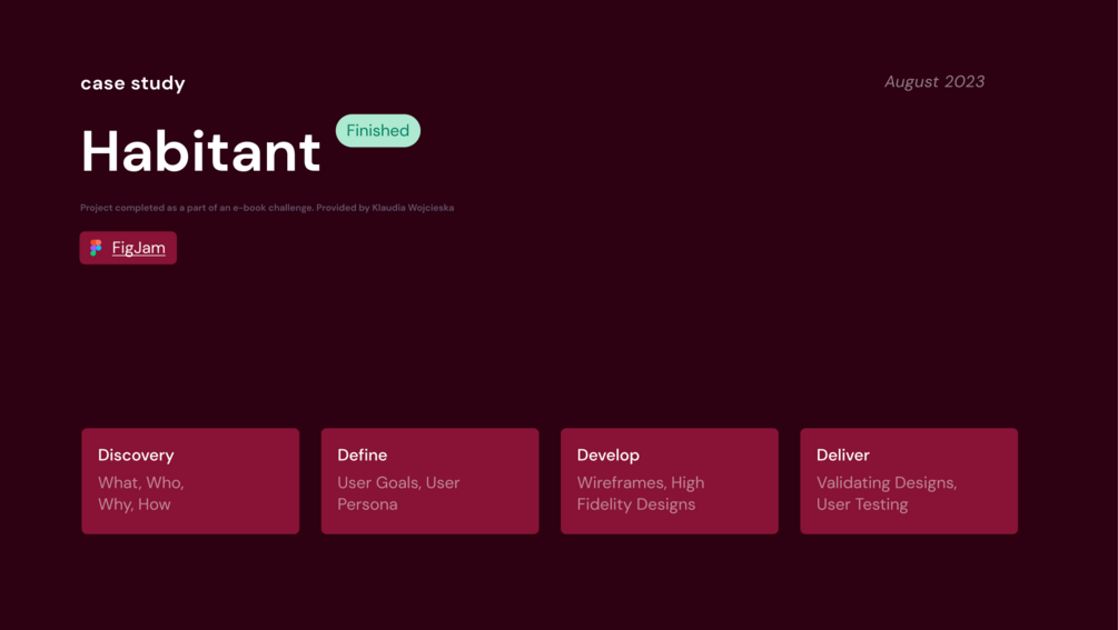 UX Challenge + UX Interview Deck Template for Case Studies