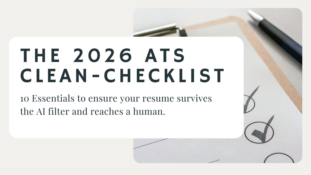 The 2026 ATS Clean-Checklist