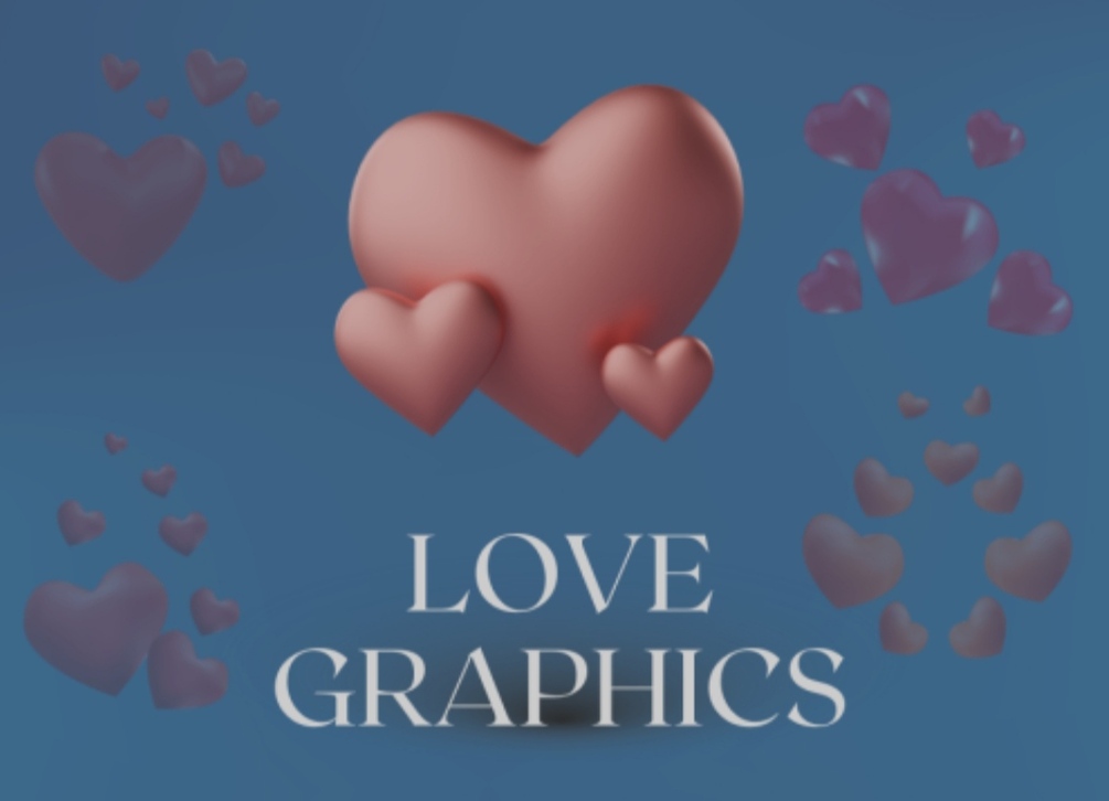 💖 50 Love Graphics – Beautiful Designs That Speak the Language of Love! 🎨