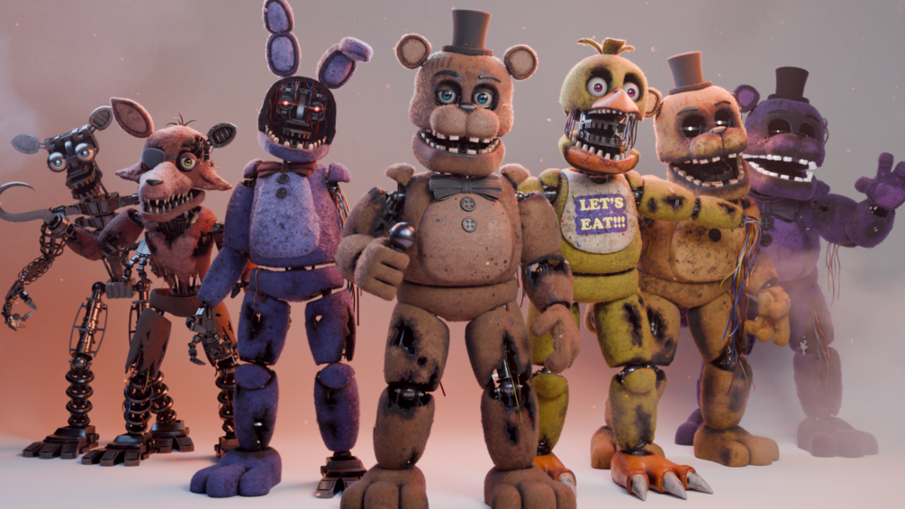 FNaF NB Withereds Pack Blender 5.0+