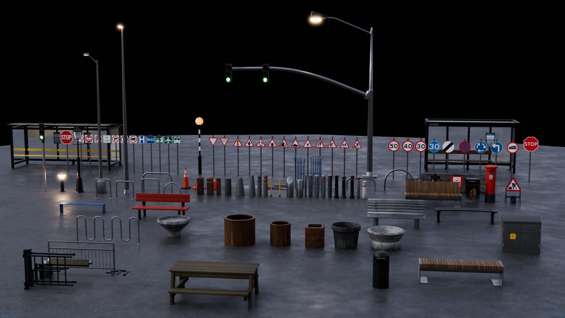 Street Furniture for Blender - Rob Dickinson (DECODED)