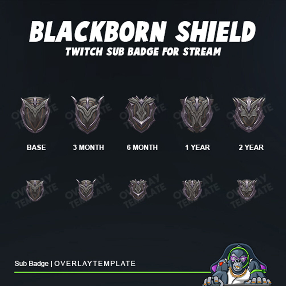 Blackborn Shield – Sub Badges