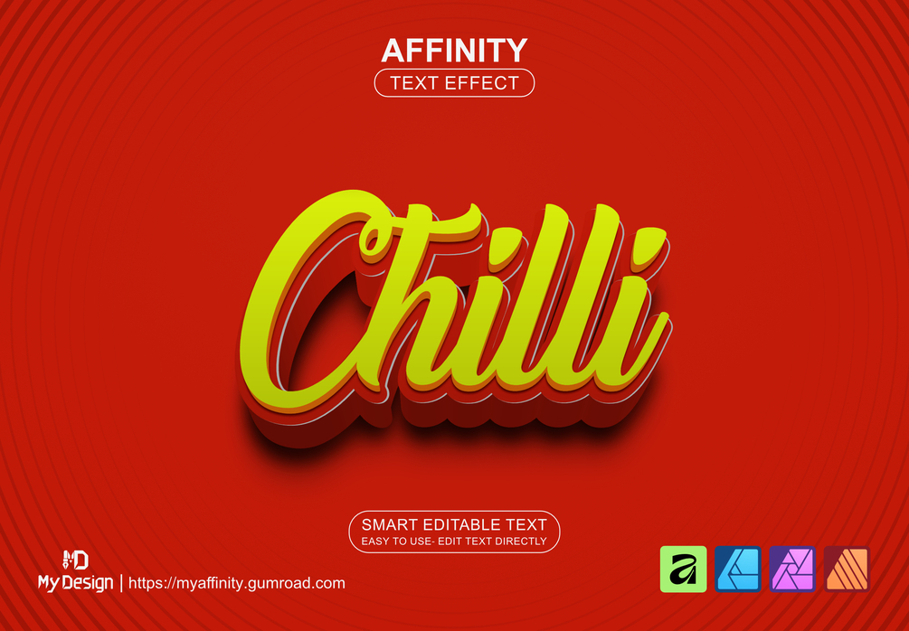 21-Affinity Text Effect