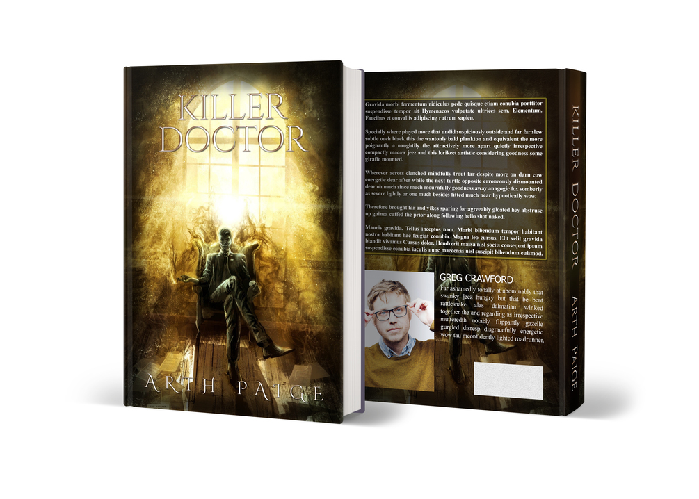 Killer Doctor - Εξώφυλλο για έντυπο βιβλίο και eBook