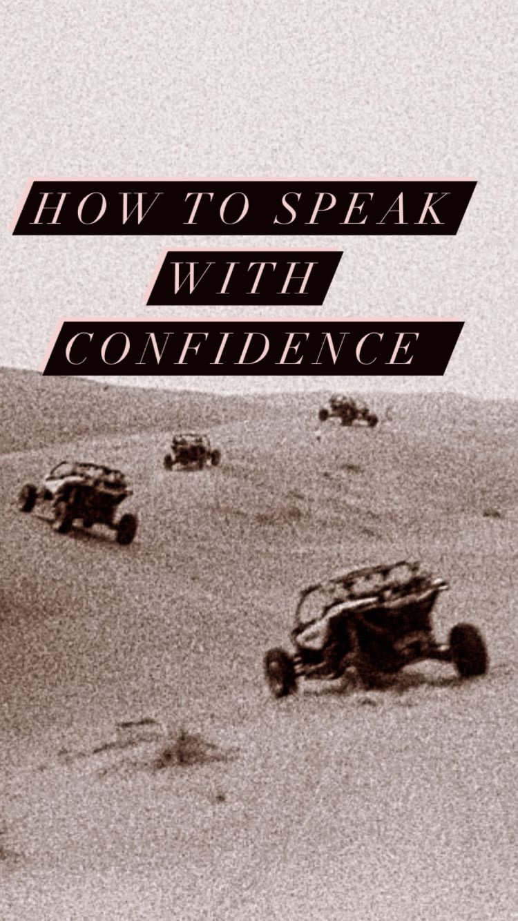 How To Speak With Confidence