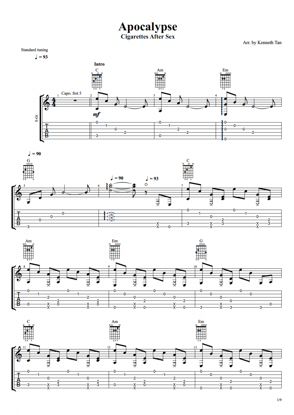 Apocalypse | Fingerstyle Guitar