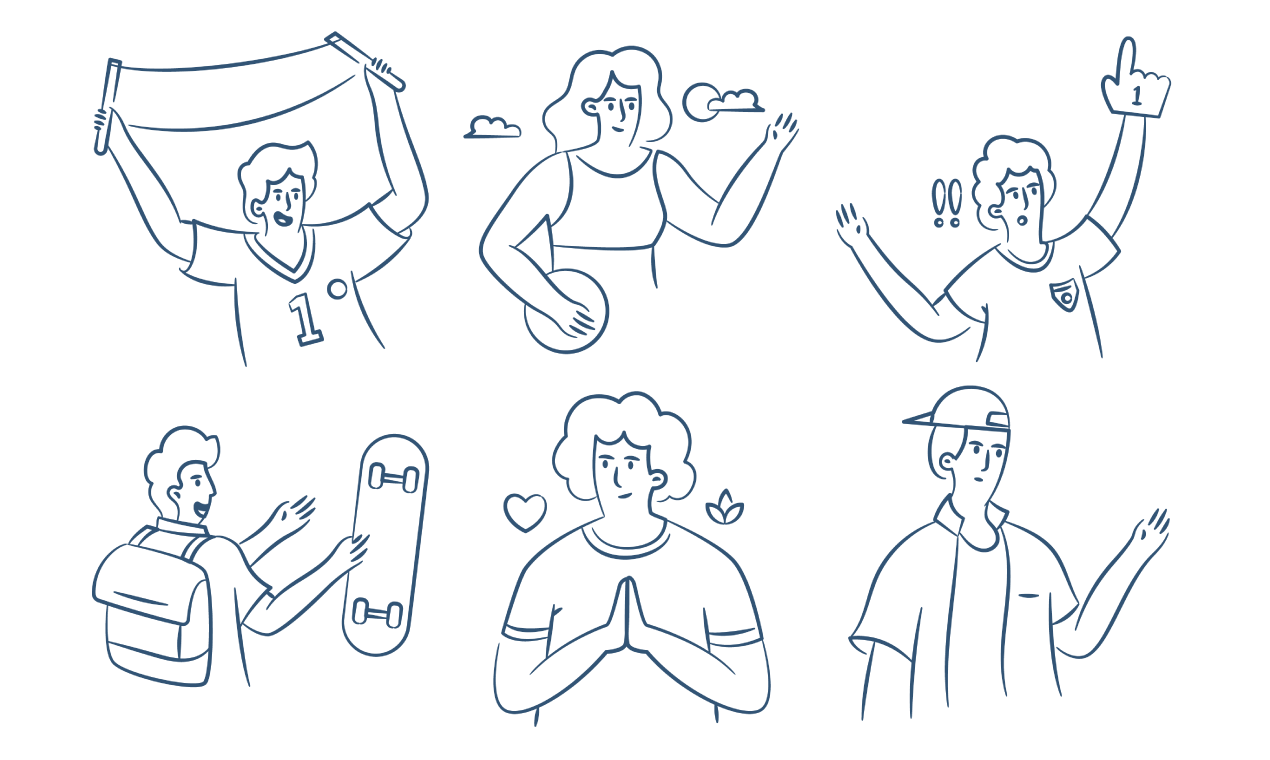 Eddy illustrations - 90 Vector Elements