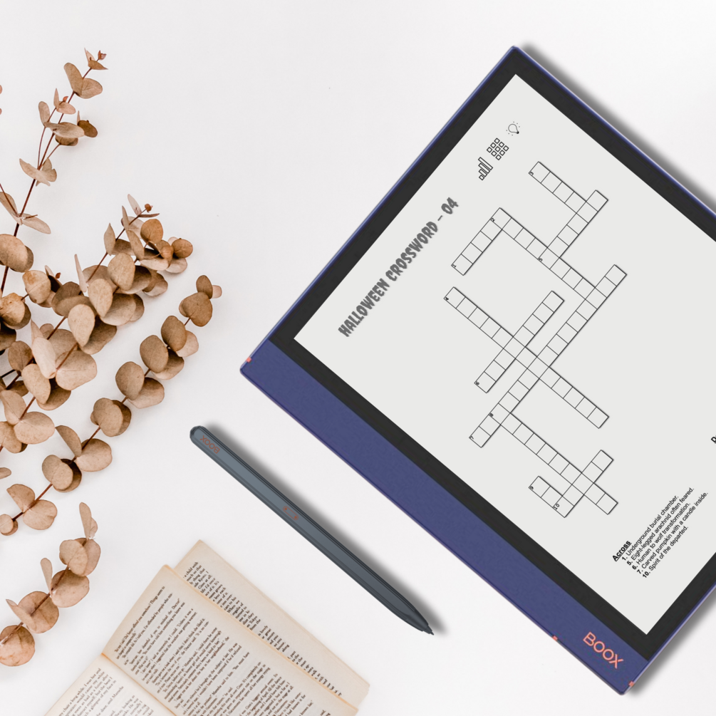 Onyx Boox Halloween Crossword Puzzle - E-Ink Edition of The Immersive ...