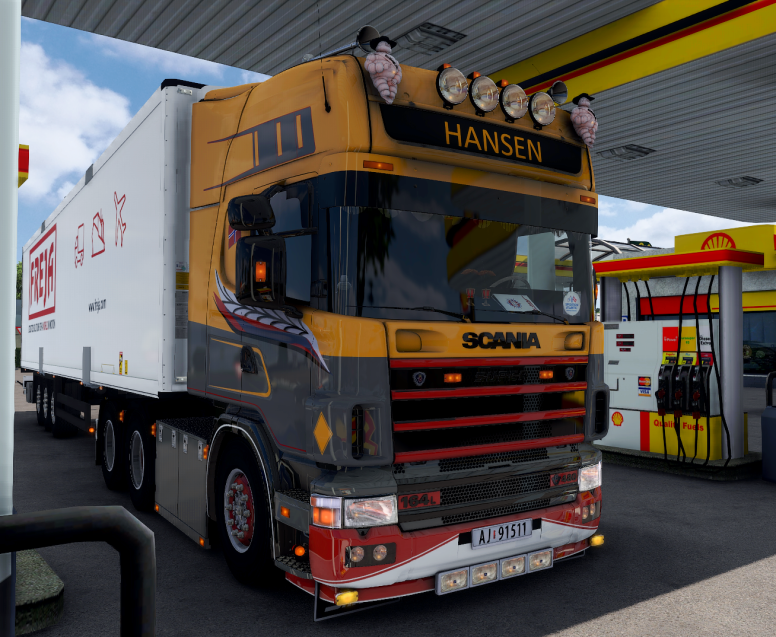 Scania 164l Christofer Fjeld