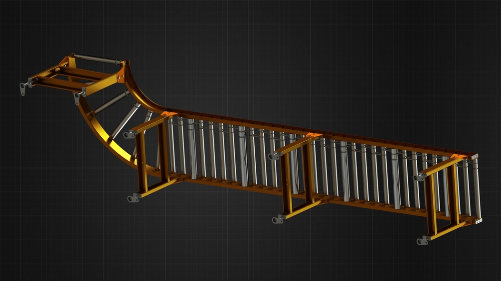 Industrial Conveyor System | SolidWorks 3D CAD Model
