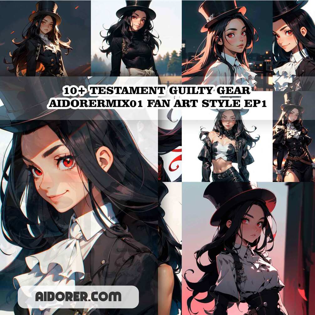 10+ TESTAMENT GUILTY GEAR AIDORERMIX01 FAN ART STYLE EP1