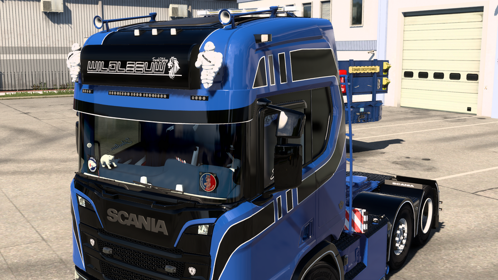 PACK Scania Blue RS low et high cab