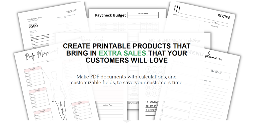 CREATE PRINTABLE PRODUCTS THAT BRING IN EXTRA SALES THAT YOUR CUSTOMERS ...