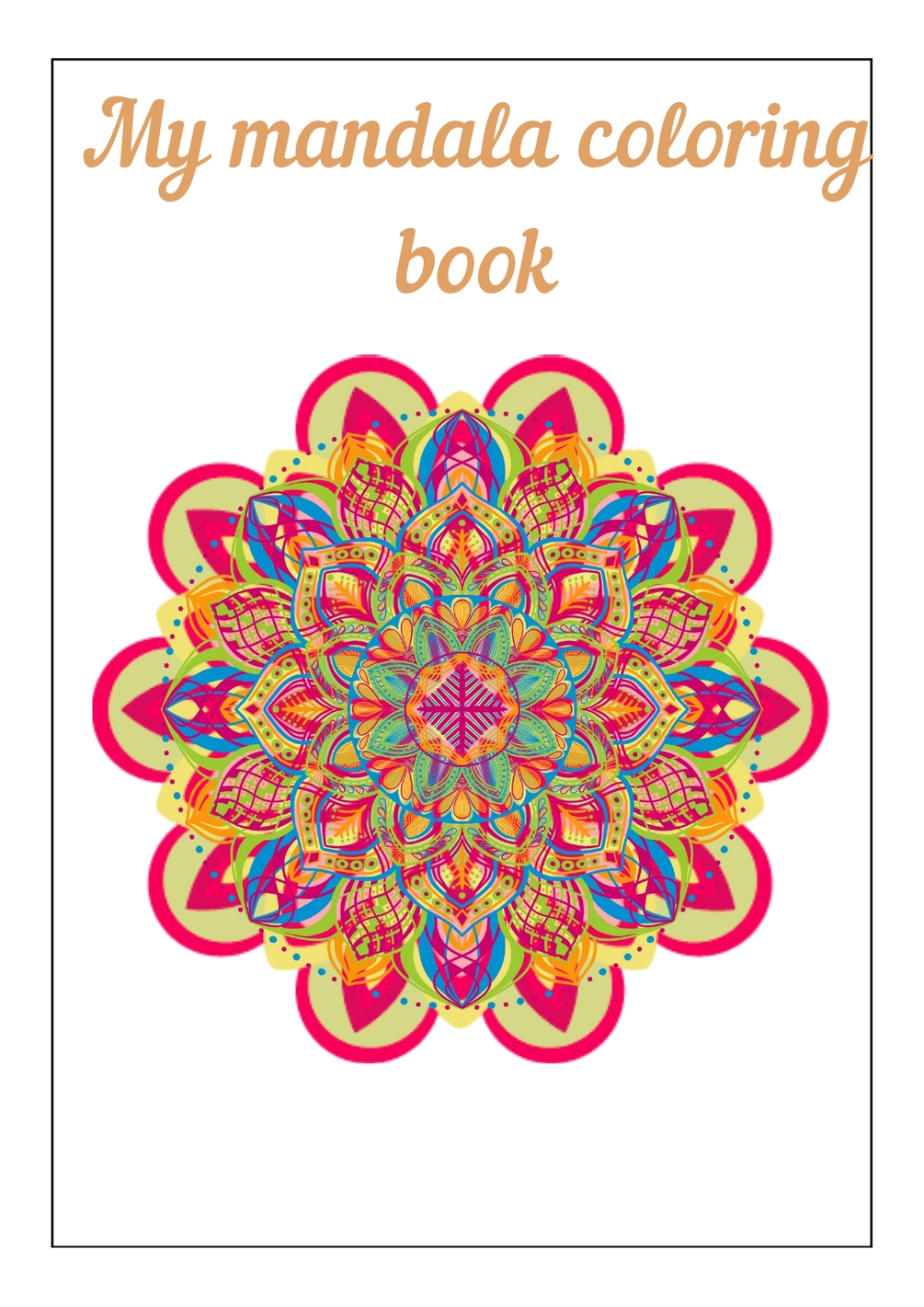 Mandala coloring book